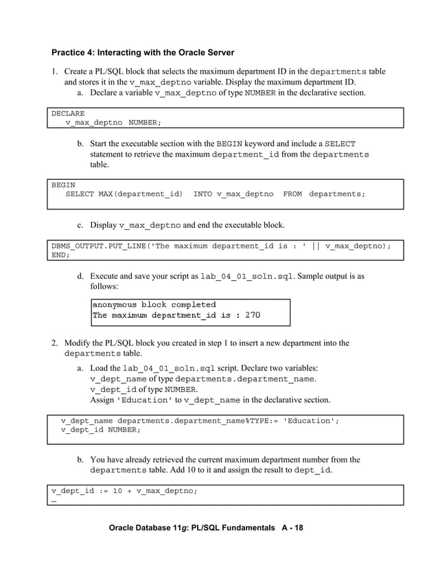 Pl lab solution | PDF | Databases | Computer Software and Applications