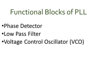 Pll and vco | PDF