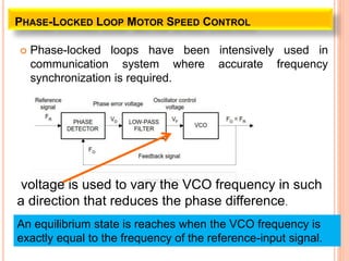 Phase Lock Loop control of dc drive | PPTX