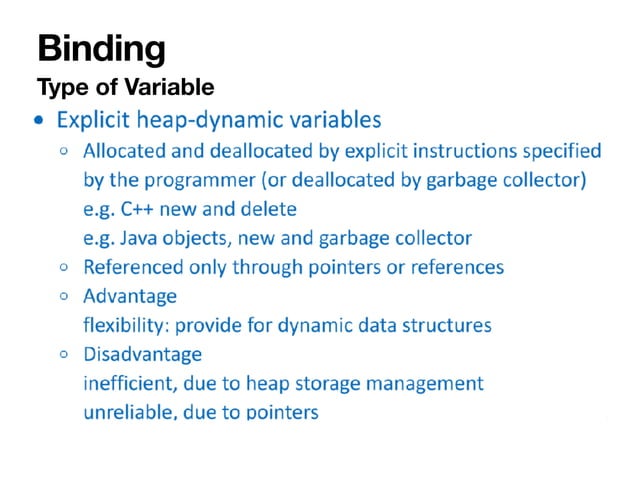 PL Lecture 02 - Binding and Scope | PPT