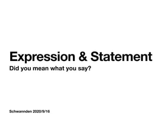 PL Lecture 04 - Expression and Statement | PDF
