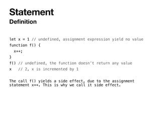 PL Lecture 04 - Expression and Statement | PDF