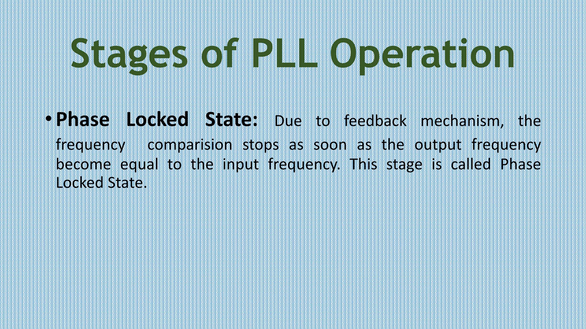Phase Locked Loop (PLL) | PPTX Phase Locked Loop (PLL) | PPTX