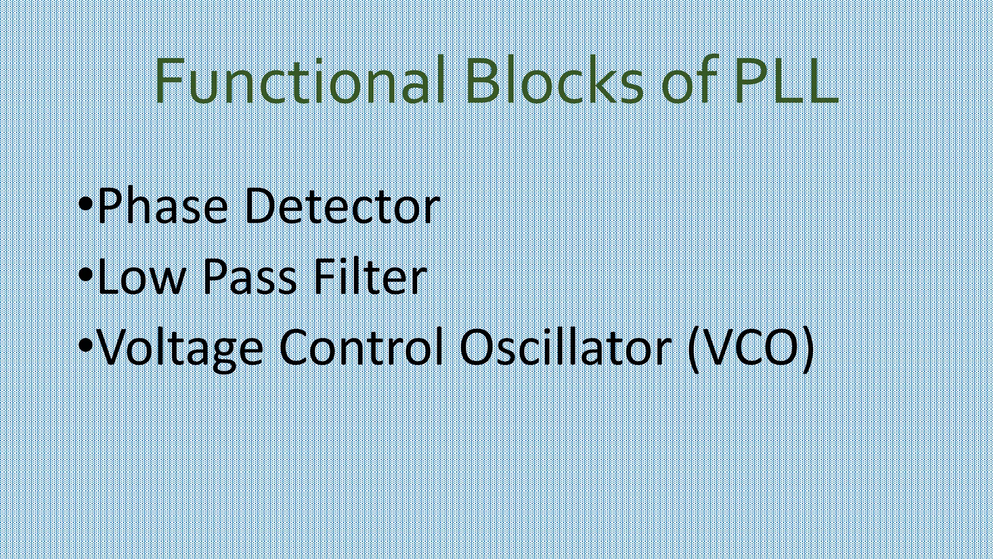 Phase Locked Loop Pll Pptx Digital Audio Computer Software And Applications