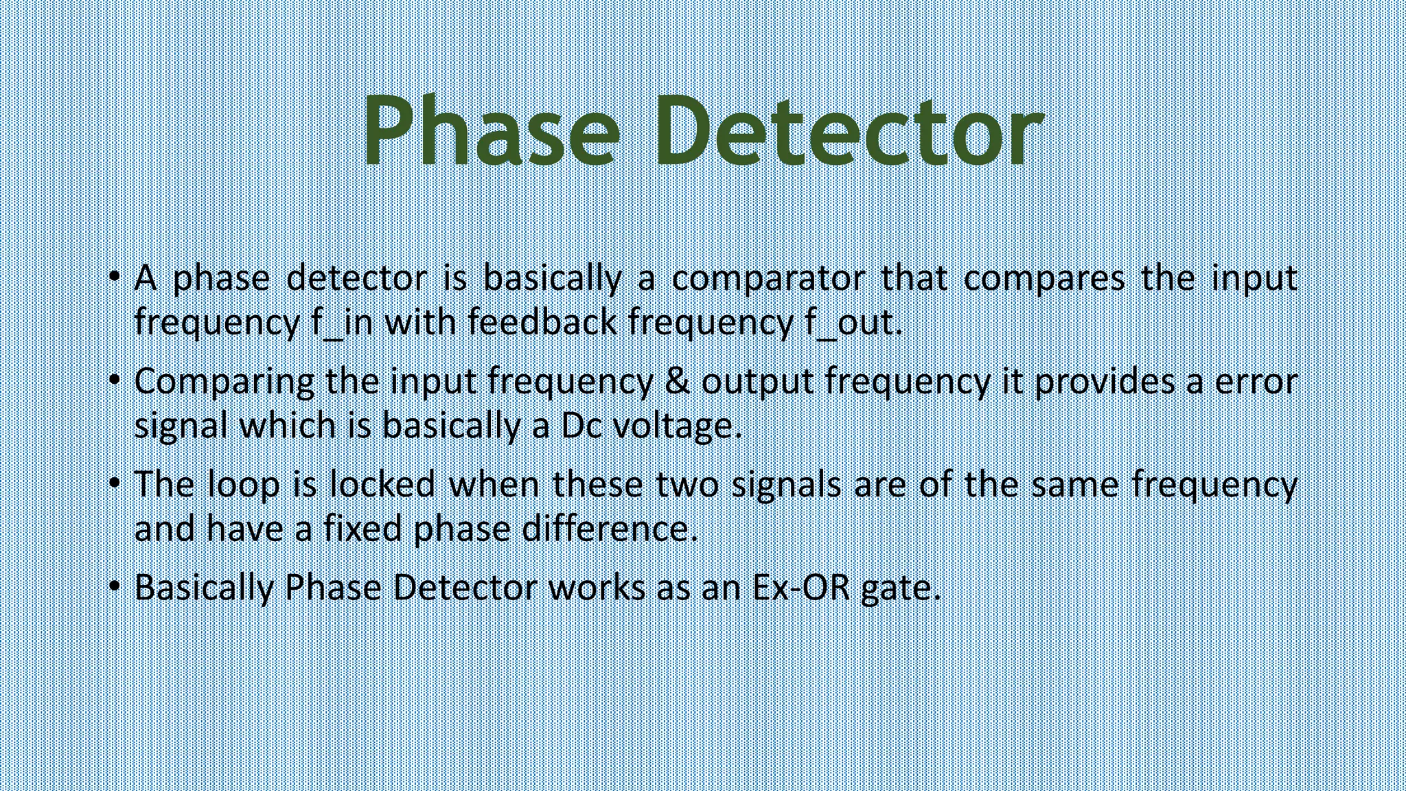 Phase Locked Loop (PLL) | PPT Phase Locked Loop (PLL) | PPT
