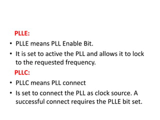 Pll in lpc2148 | PPTX