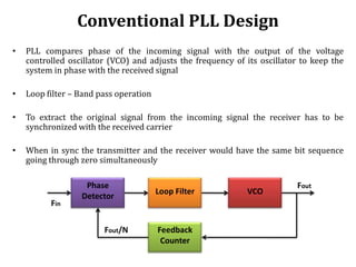 Phase Locked Loop with Filter Banks for High Data Rate Satellite Link | PPT