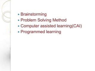 techniques of teaching computer science | PPTX