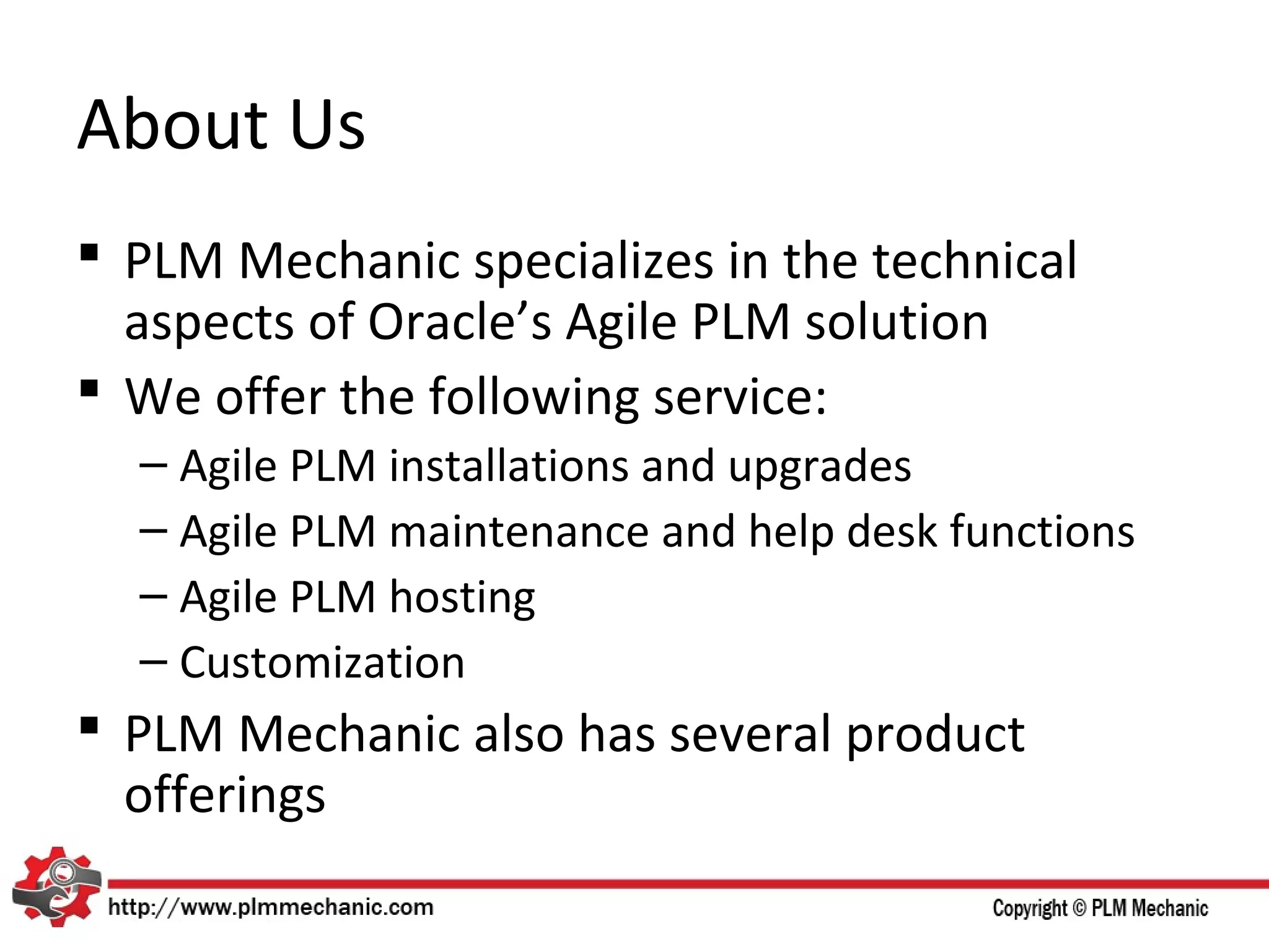 Help! Agile PLM won’t start after a database import! | PPT