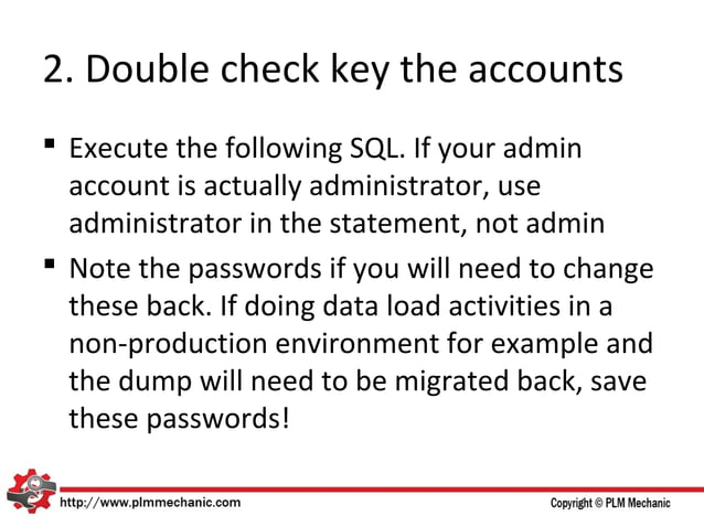 Help! Agile PLM won’t start after a database import! | PPT | Databases | Computer Software and ...