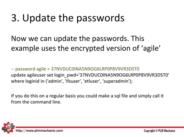 Help! Agile PLM won’t start after a database import! | PPT | Databases | Computer Software and ...