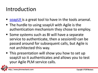 Testing Agile Web Services from soapUI | PPTX