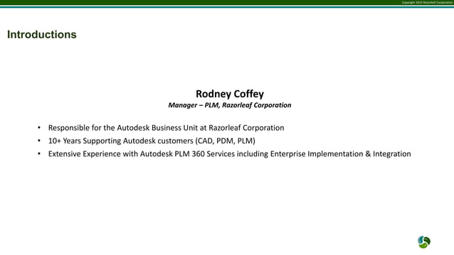 Autdoesk PLM 360 to PDM Integration with Jitterbit | PPT
