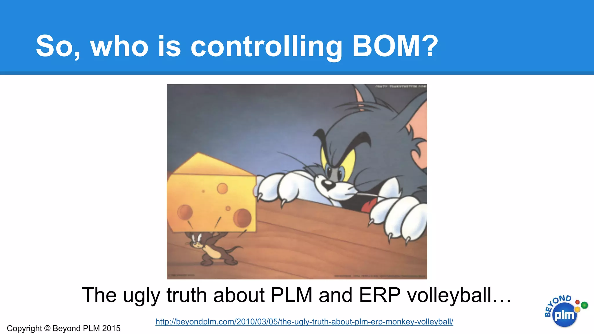 PLM and ERP: Separated by a common Bill of Materials (BOM) | PPT