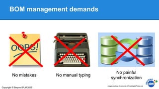 PLM and ERP: Separated by a common Bill of Materials (BOM) | PPT