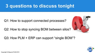 PLM and ERP: Separated by a common Bill of Materials (BOM) | PPT