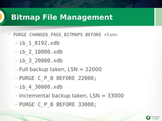 Tracking Page Changes for Your Database and Bitmap Backups | PPT