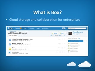 One to Many: The Story of Sharding at Box | PPT