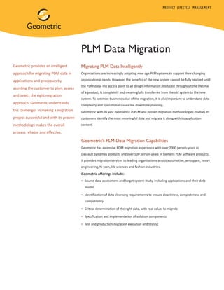 Plm Data Migration | PDF | Databases | Computer Software and Applications