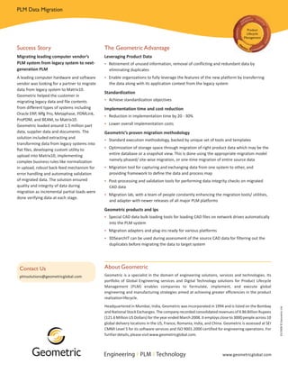 Plm Data Migration | PDF | Databases | Computer Software and Applications