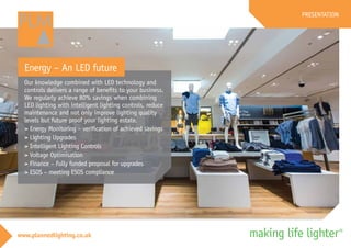 Planned Lighting Maintenance and LED upgrades | PDF