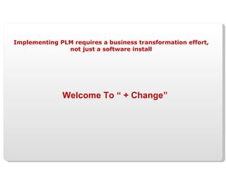PLM Introduction | PPT
