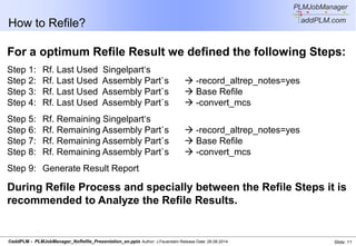 PlmJobManager NX Refile Presentation english | PPT