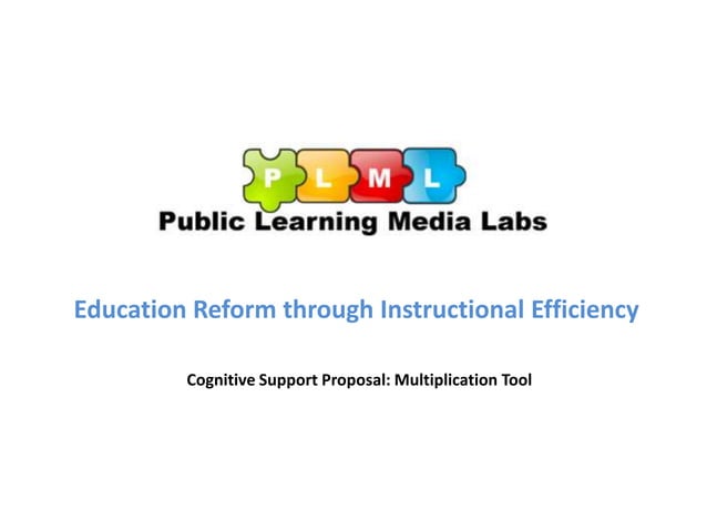 Join the PLML Team in developing a Multiplication Teaching Tool | PPT