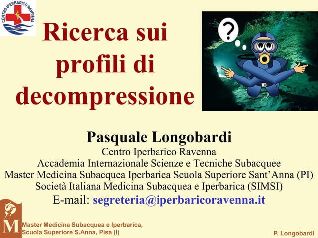Ricerca sui profili di decompressione: meglio il modello mnemonico o ...