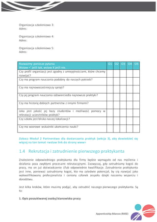 PL- Module 4 - Zatrudnij Swojego Pierwszego Praktykanta | DOCX