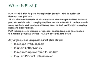 Plm overview | PPTX