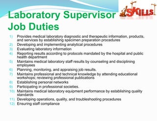 Recruitment of Pathology laboratory Supervisor | PPTX | Resume Writing ...