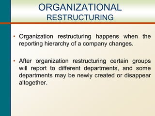 Organizational Restructuring ppt | PPTX