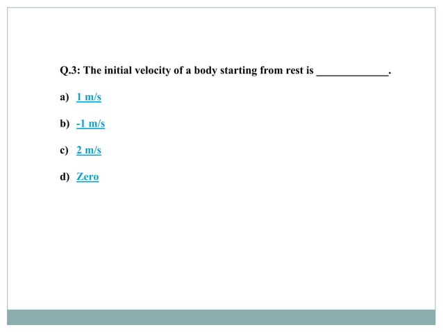 Plm science on motion | PPT