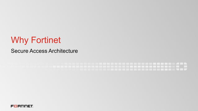 PLNOG16: When and Why use Fortinet Infrastructure Wireless solution, Brian Andersen | PPT
