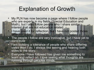 PLN Reflection | PPT