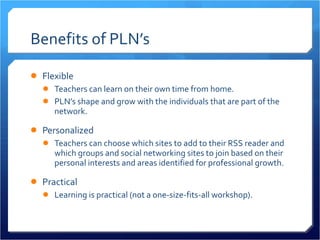 Building a Professional Learning Network (PLN) | PPT