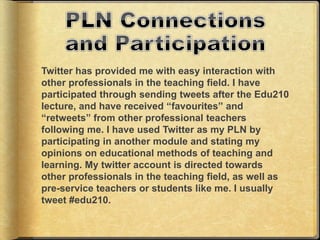 Professional Learning Network - Twitter | PPTX