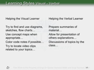 Lec 6 learning styles | PDF