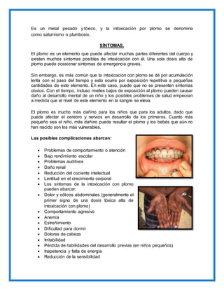 Plomo | PDF