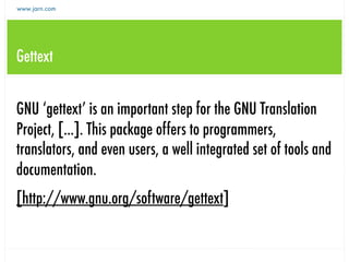 Plone I18n Tutorial - Hanno Schlichting | PPT