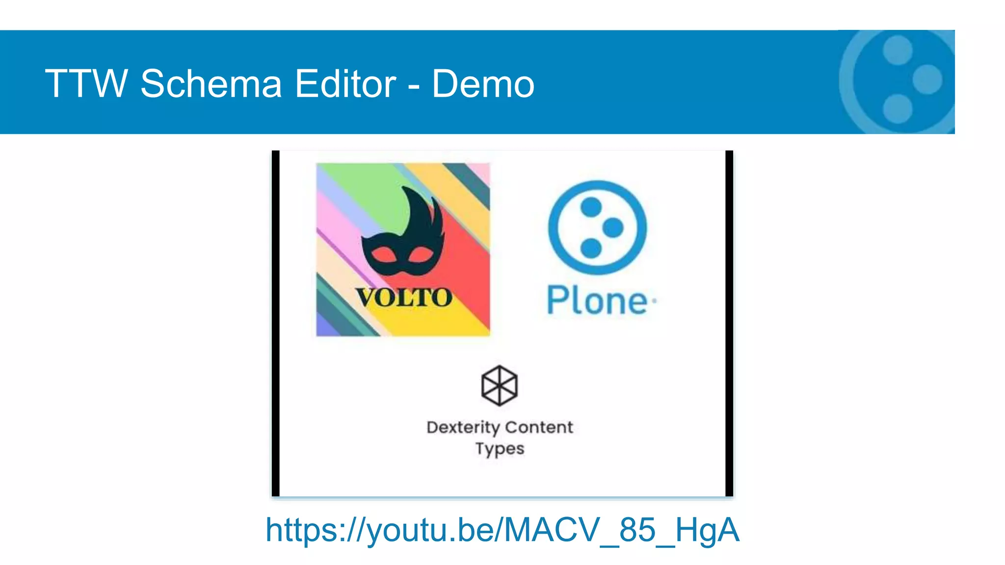 Plone 6 / Volto Dexterity Content Types - Schema & Layout | PPTX