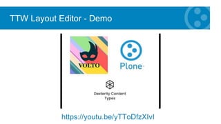 Plone 6 / Volto Dexterity Content Types - Schema & Layout | PPTX