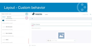 Plone 6 / Volto Dexterity Content Types - Schema & Layout | PPTX