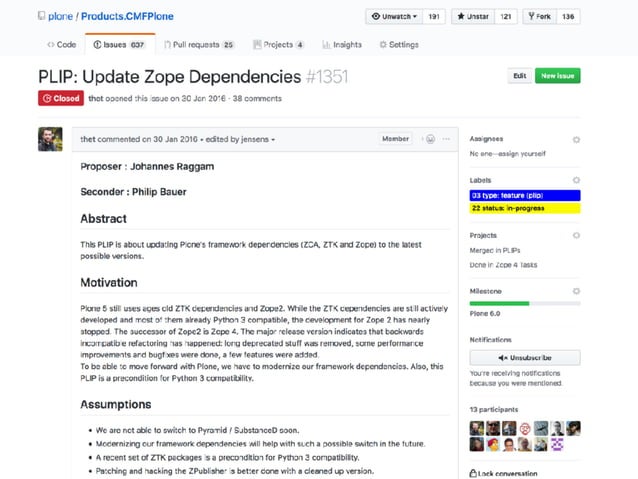 Plone ♥︎ Python 3 | PPT