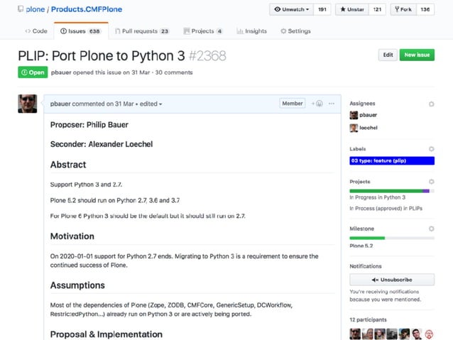 Plone ♥︎ Python 3 | PPT