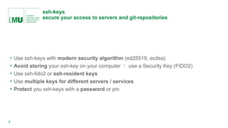 Ligthning Talk - Secure your keys: ssh-resident-keys | PPT
