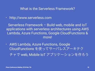 Build a RESTful API with the Serverless Framework | PDF