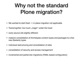 Plone migrations using plone.restapi | PPT
