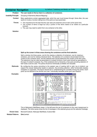 Interaction Patterns In User Interfaces | PDF